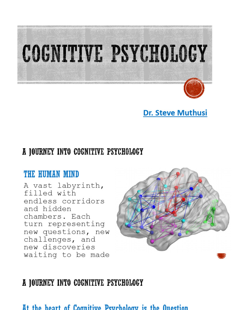 Exploring Cognitive Psychology Concepts | PDF | Perception | Nervous System
