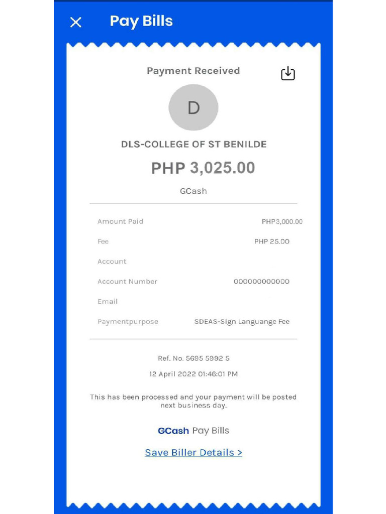 Sample Proof of Transaction | PDF