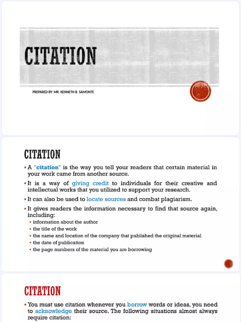 Citation Styles: MLA, APA, Chicago | PDF