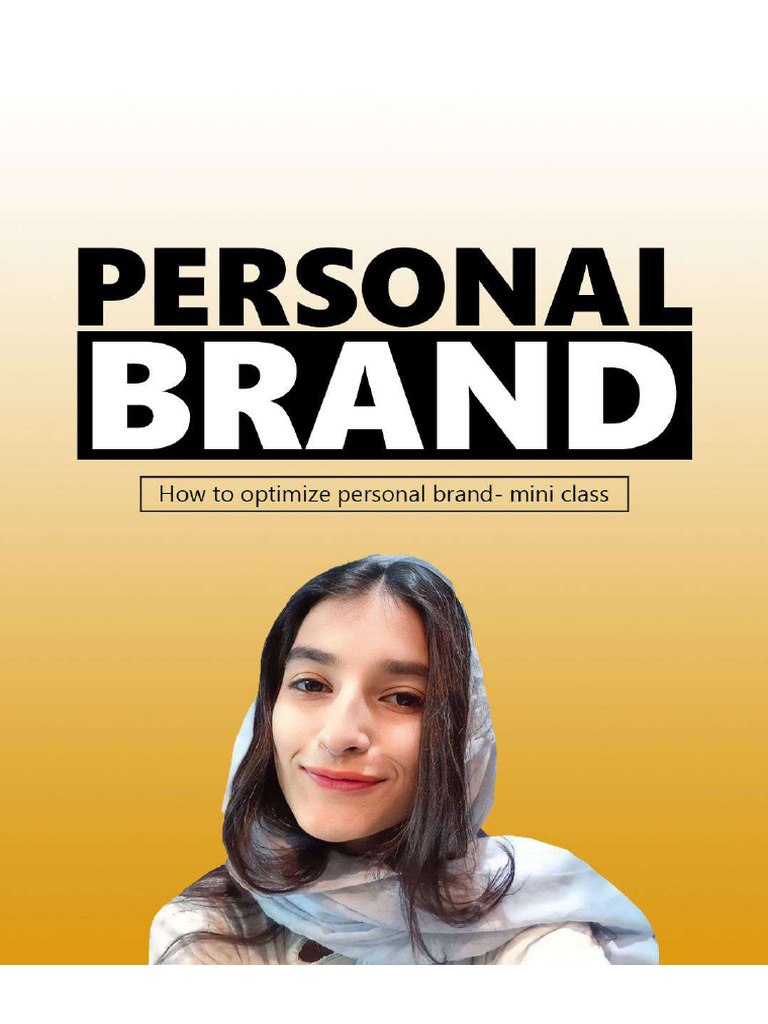 Personal Brand Mini Class Pdf