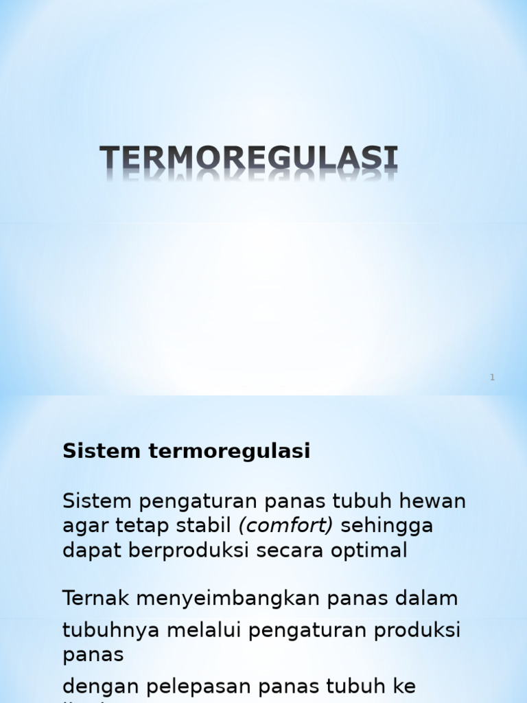 FLP 7 Termoregulasi | PDF