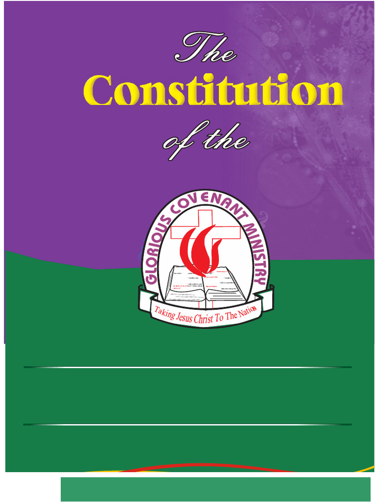 GCM Constitution Final Version For Print | PDF | Church Organization ...