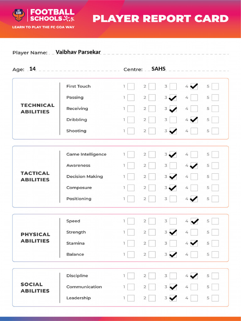 FCG FS Report Card December 2024 - Vaibhav Parsekar | PDF