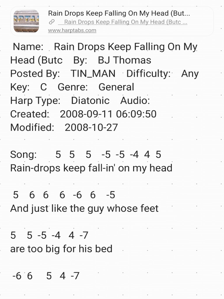 Raindrops | PDF