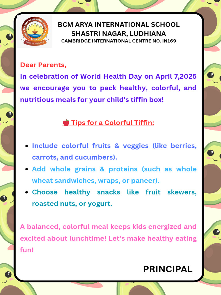 Colorful tiffin Circular | PDF