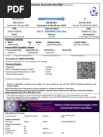 IRCTC Sample Ticket Format | PDF | Identity Document | Ticket (Admission)