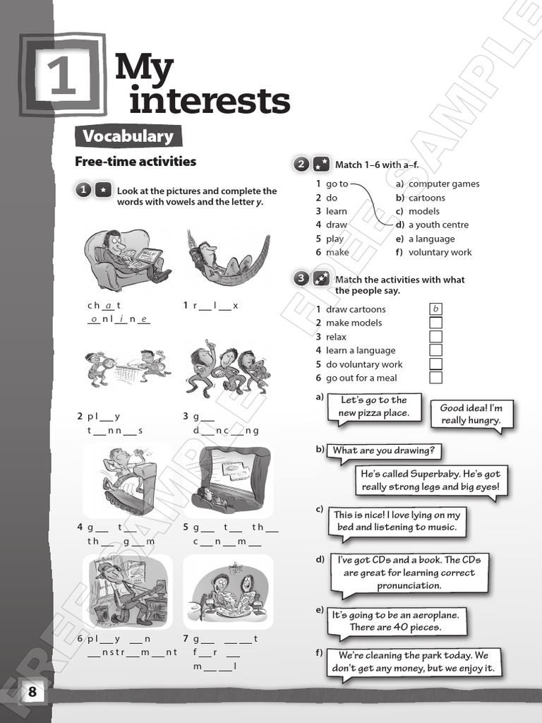 All Clear Klasa 7 WB Unit 1 | PDF | Linguistics | Languages