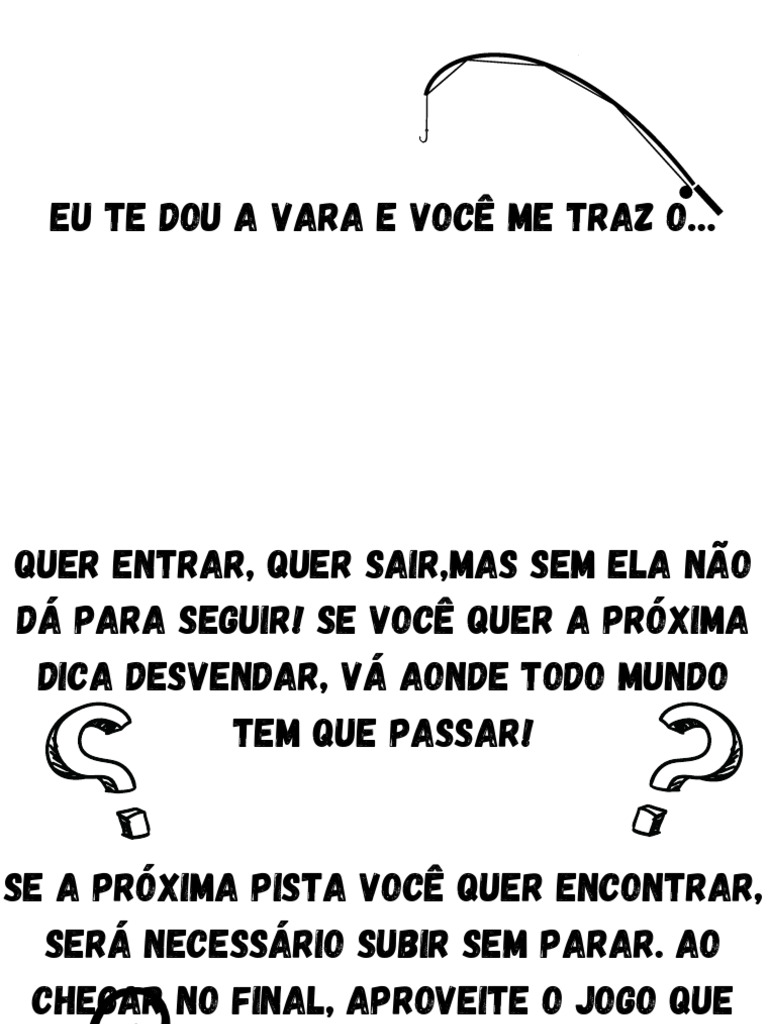 Eu Te Dou A Vara e Você Me Traz o PDF | PDF