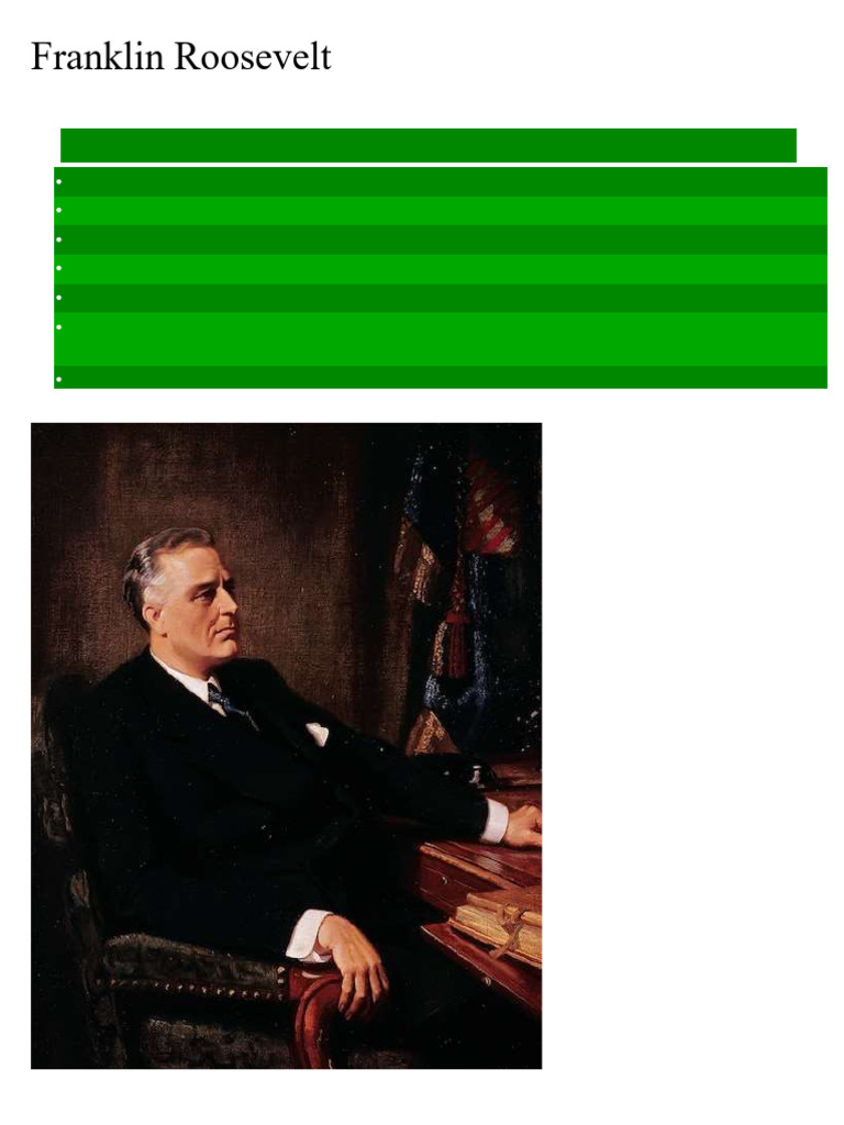 Franklin Roosevelt- National Geographic | PDF | Franklin D. Roosevelt ...