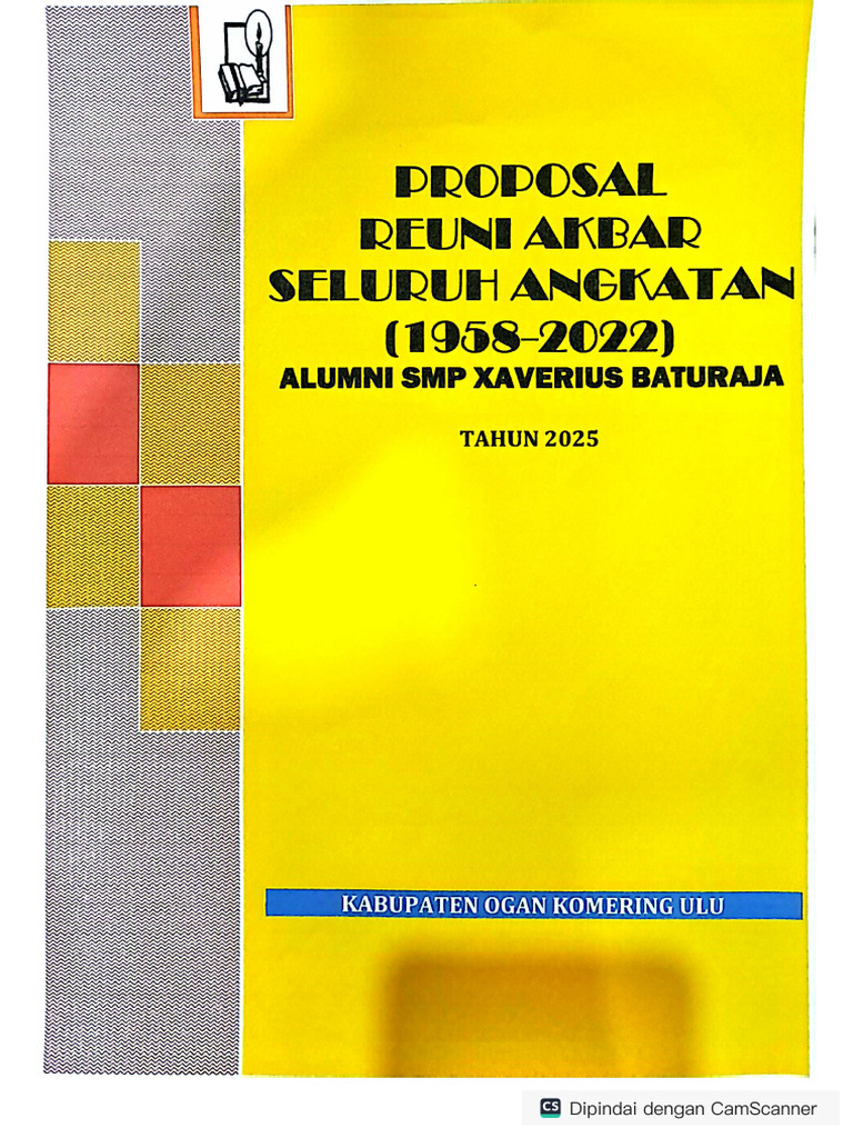 Proposal Reuni Akbar SMP Xav Bta 2025 | PDF