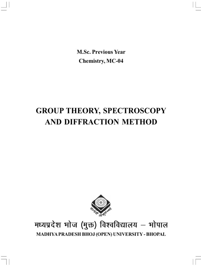 Paper-04 Group Theory Spectroscopy Diffraction Method Group, Mass, Raman Unlocked | PDF ...