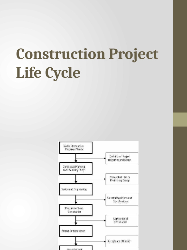 BUILDING SYSTEM DESIGN-Construction Project Life Cycle | PDF