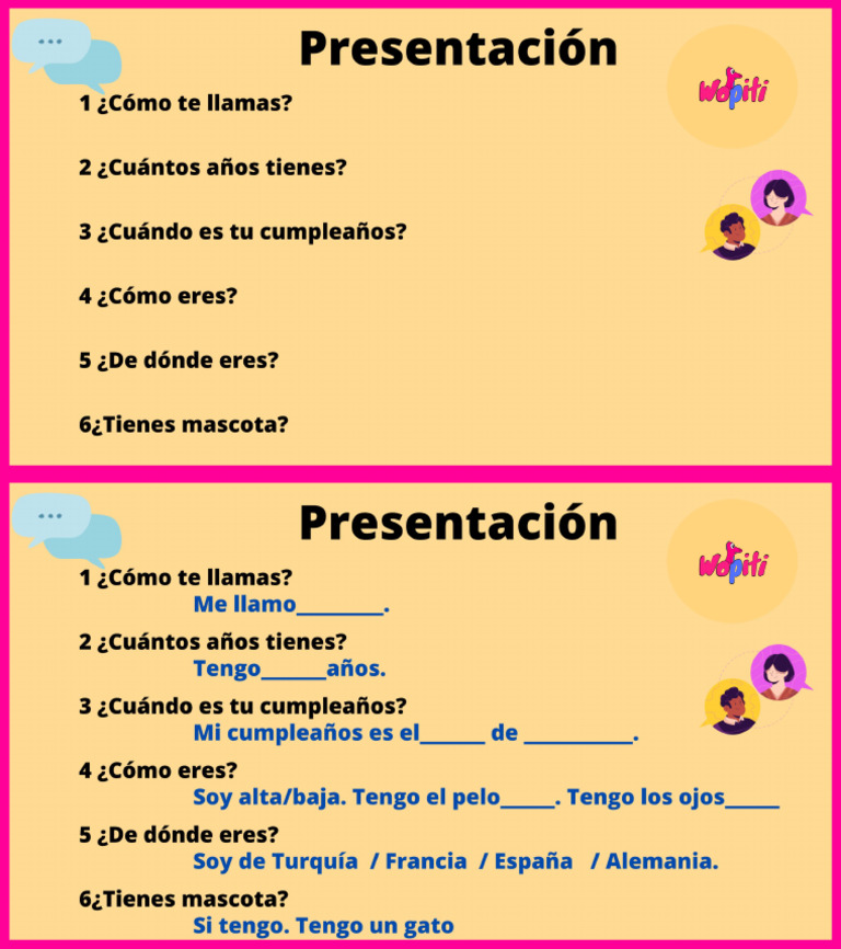 1 Presentación Preguntas | PDF