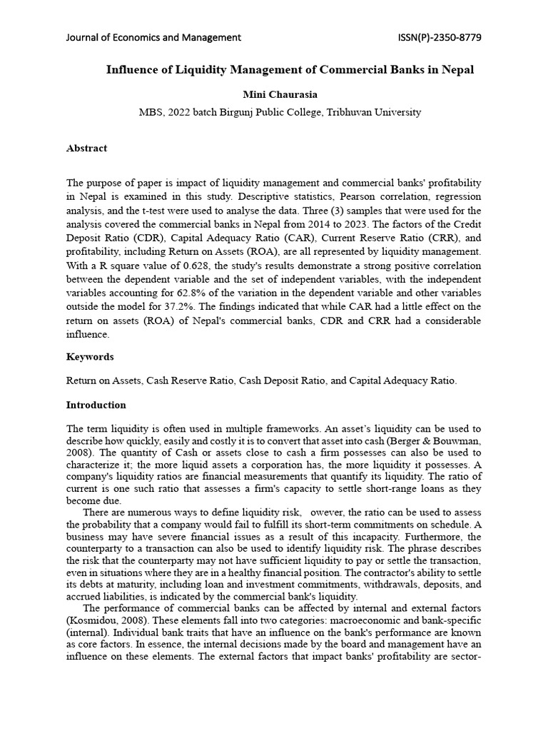 JEM Second Edition Merged File-143-149 | PDF | Banks | Market Liquidity