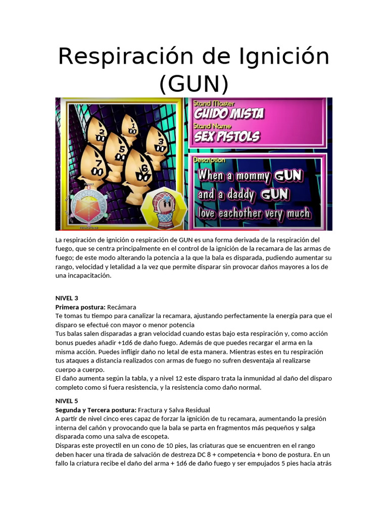 Respiracion_de_Ignicion | PDF | Munición | Armas de fuego