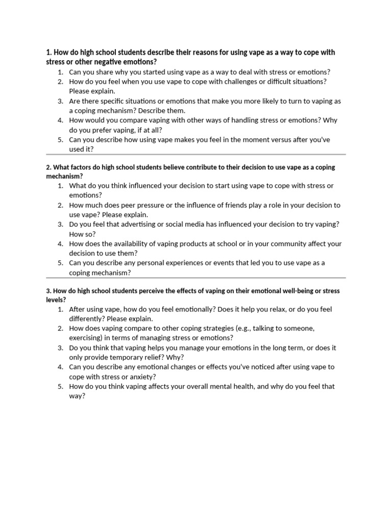 Validated Questionnaire 2 | PDF