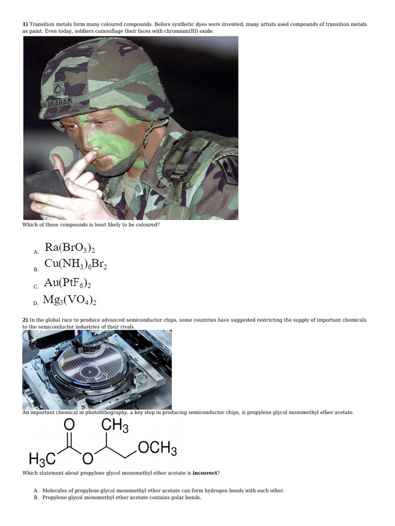 2024 StemCo Chemistry 11-12 | PDF | Chemical Reactions | Acid