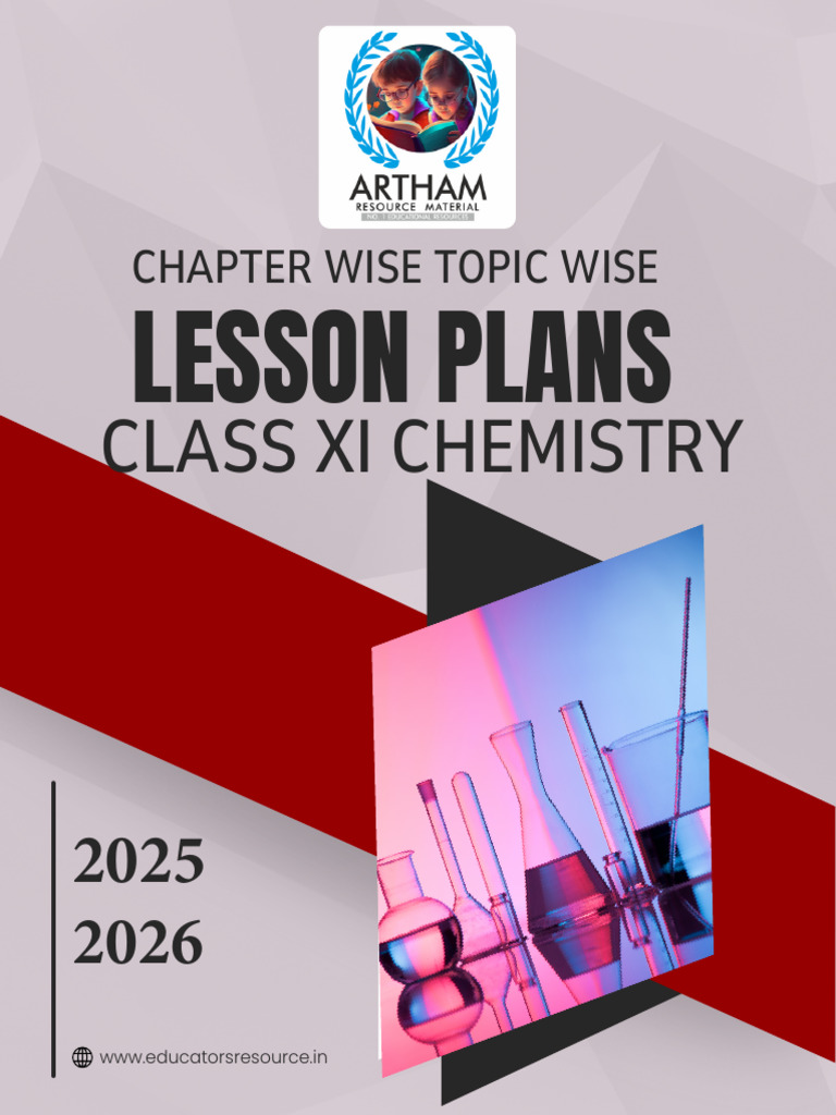 Class 11 Chemistry Lesson Plans Chapter 1 Some Basic Concepts Of | PDF ...