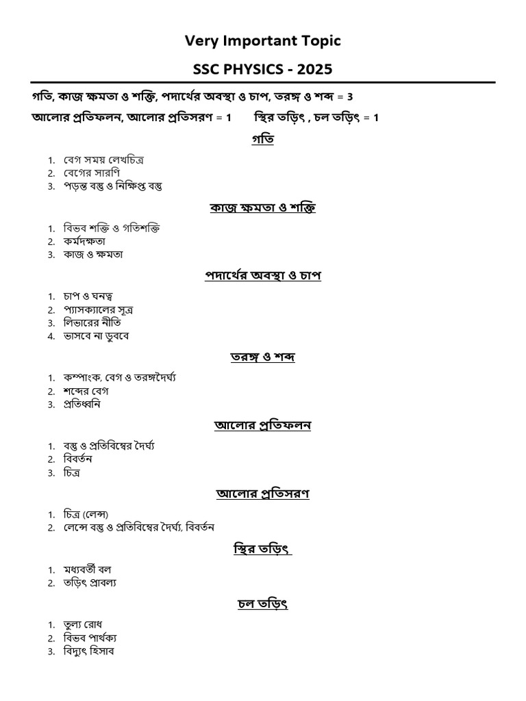 Very Important Topic | PDF