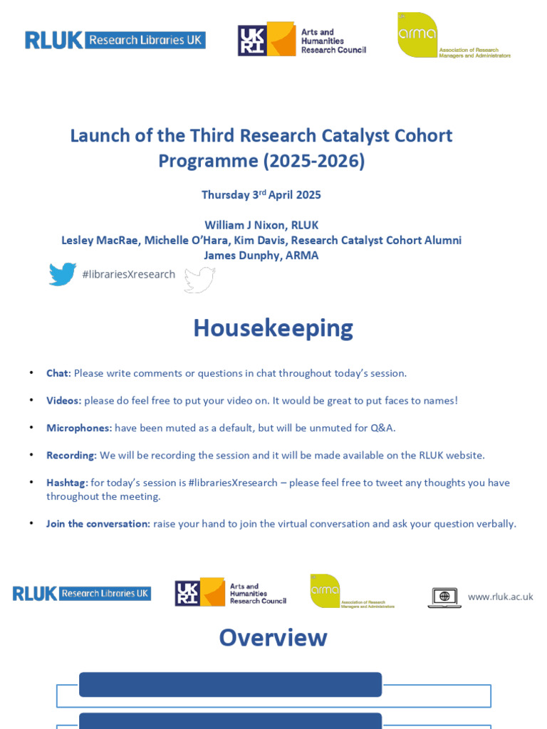 Research Catalyst 2025-26 Launch | PDF | Libraries | Mentorship
