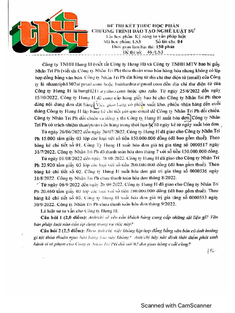 Bộ Đề Thi LS3 - Chính Thức-Đã Nén | PDF