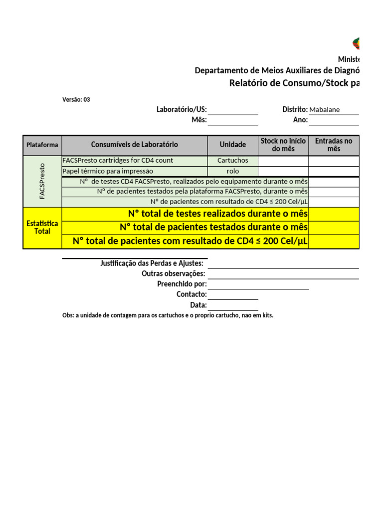 Lmis Pima Cd4 Novo - 2024 Us | PDF