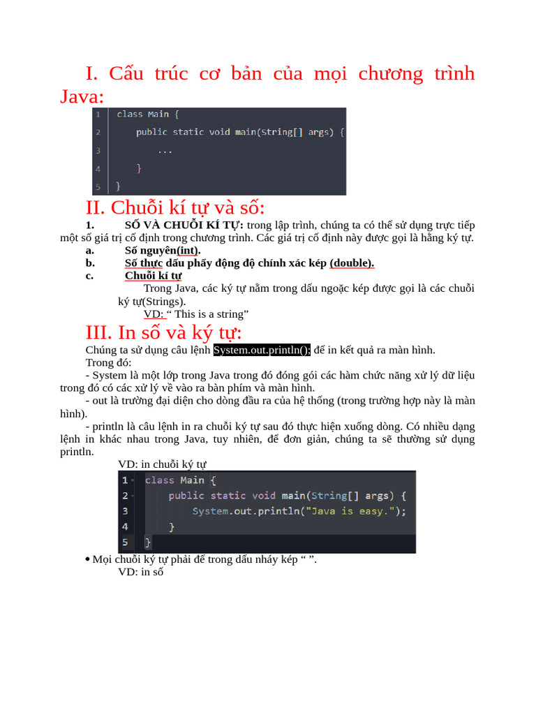 Chương 1 Giới thiệu về Java | PDF