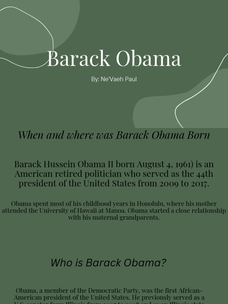 Green Blobs Basic Simple Presentation | PDF