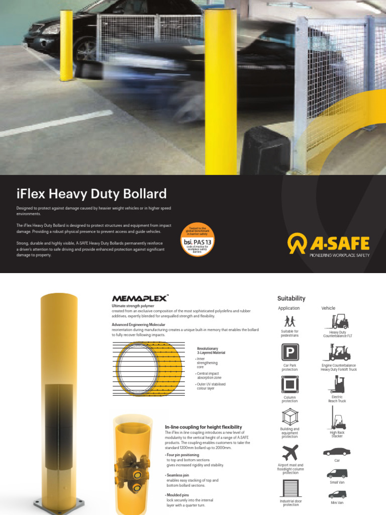 iflex_heavy_duty_bollard | PDF | Truck | Wear