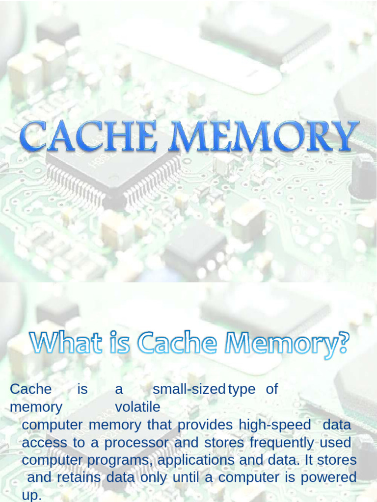 Cache Memory Unit-4 | PDF | Cpu Cache | Random Access Memory