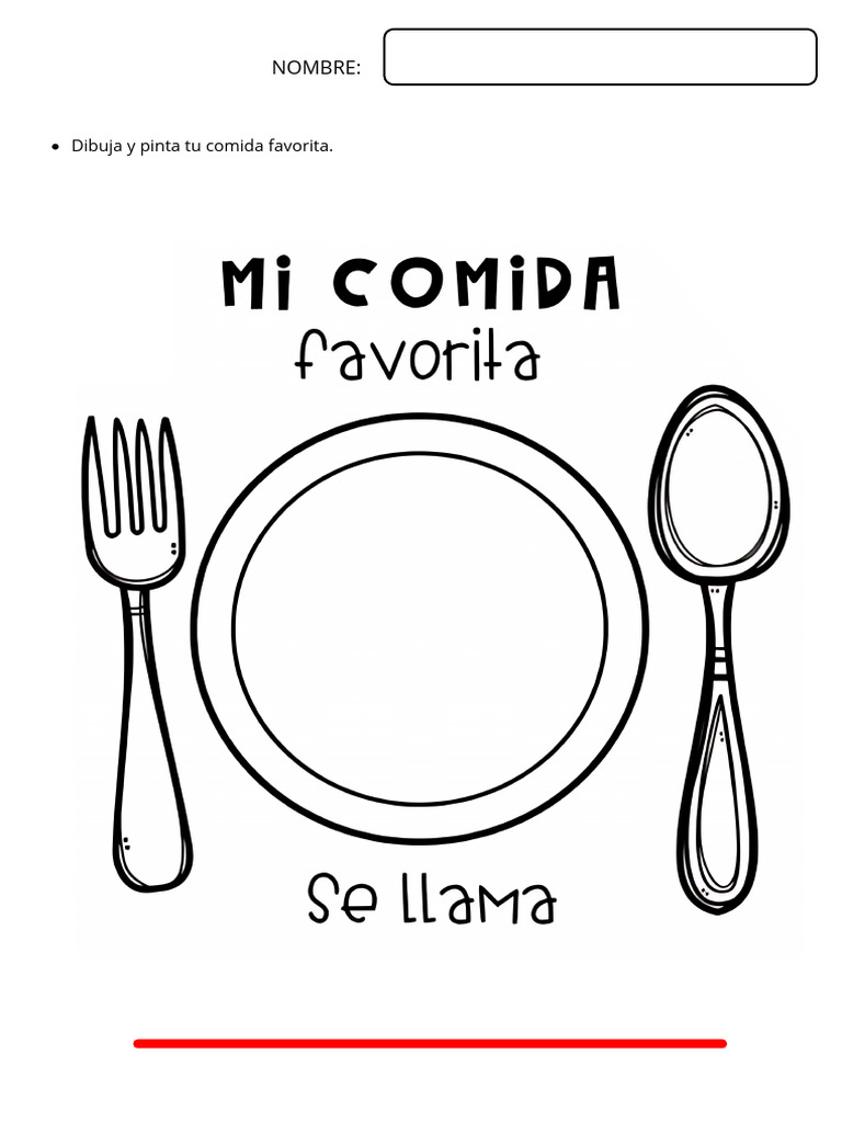 Mi comida favorita | PDF