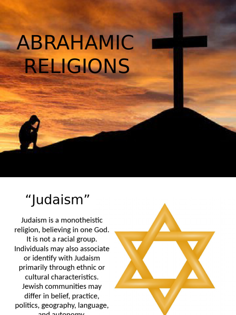 World Religion Abrahamic Religion | PDF | Religious Belief And Doctrine ...