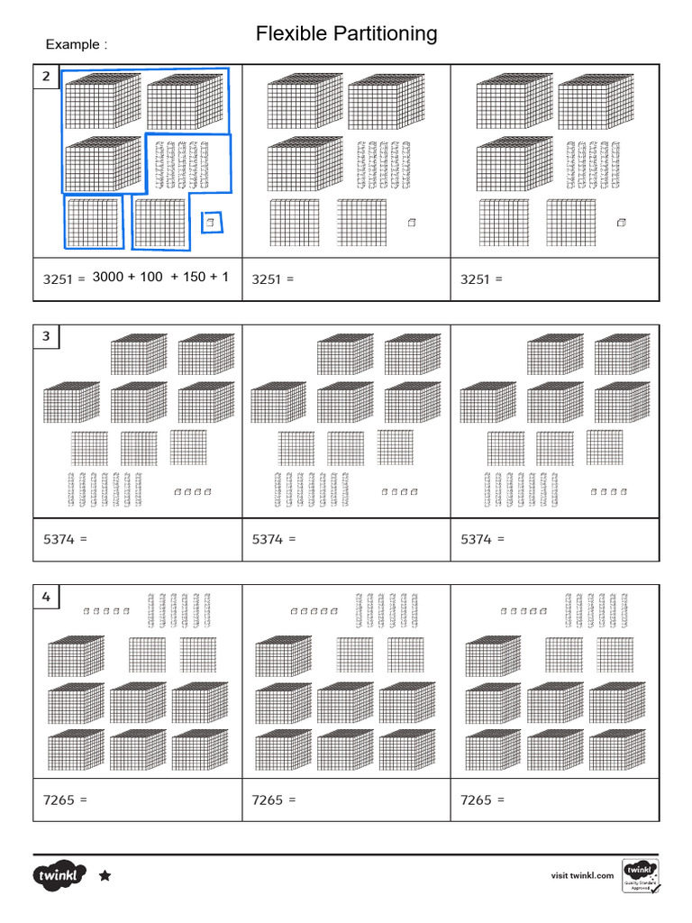 Flexible Number Partitioning Activities | PDF