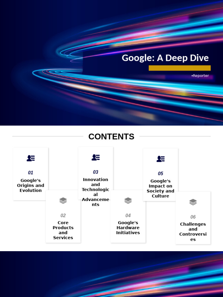 AIPPTMaker - Google - A Deep Dive | PDF | Cloud Computing | Search ...