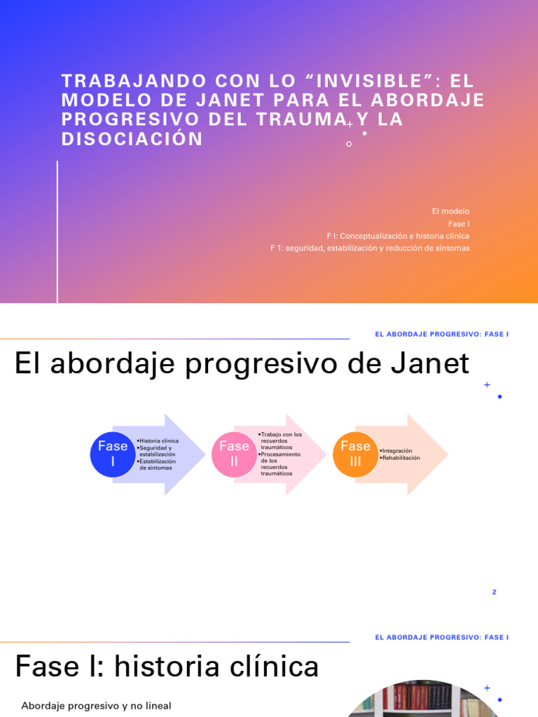 Abordaje Progresivo Del Trauma y Disociaci N 1727525521 | PDF | Teoría de apego | Las emociones