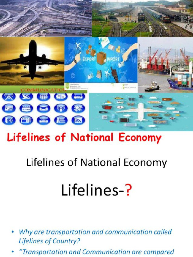 Ch-7 Lifelines of The National Economy | PDF