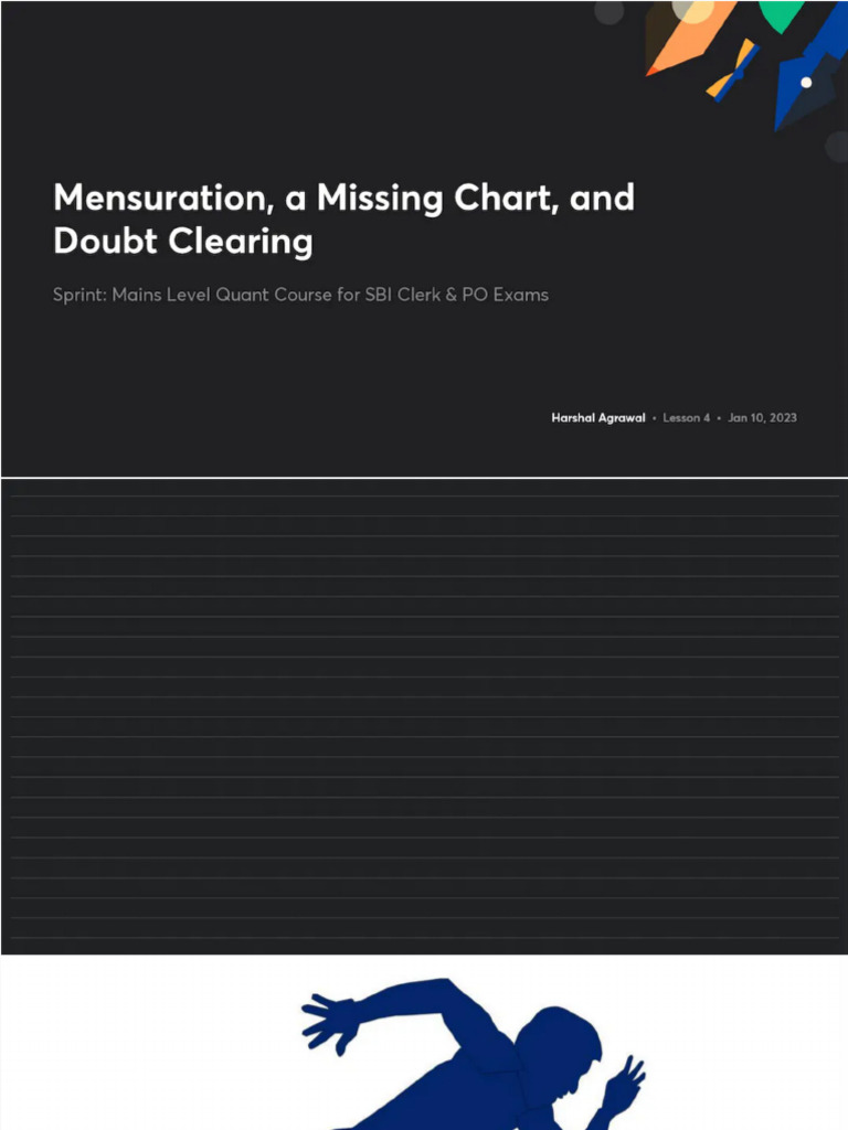Mensuration A Missing Chart and Doubt Clearing With Anno | PDF