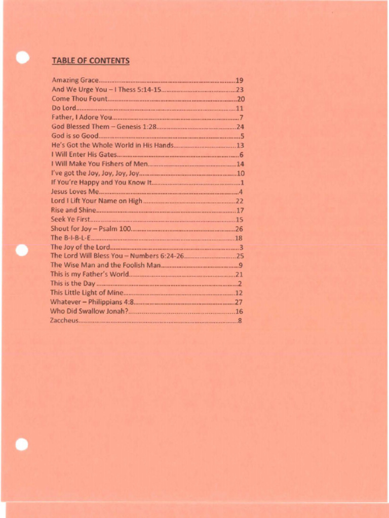 Easy Guitar and Piano Song Book | PDF