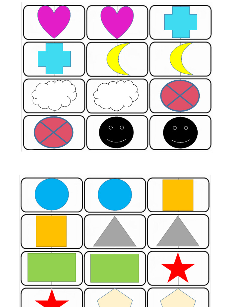 Memory Formes Et Couleurs | PDF