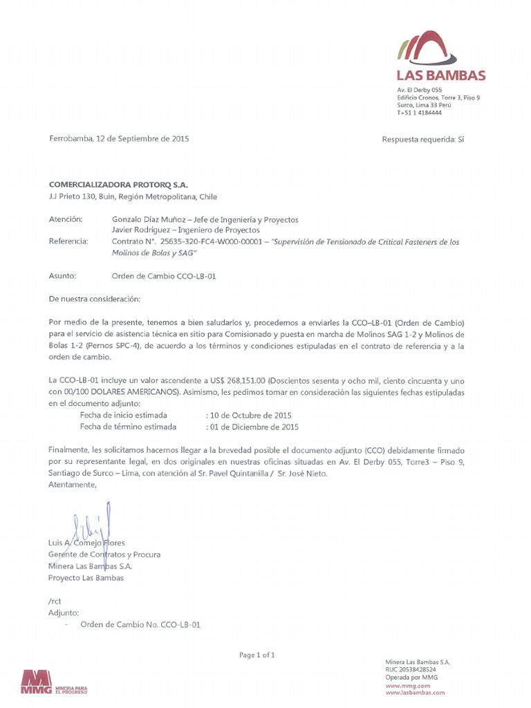 Contrato Protorc 2015.09.12 | PDF