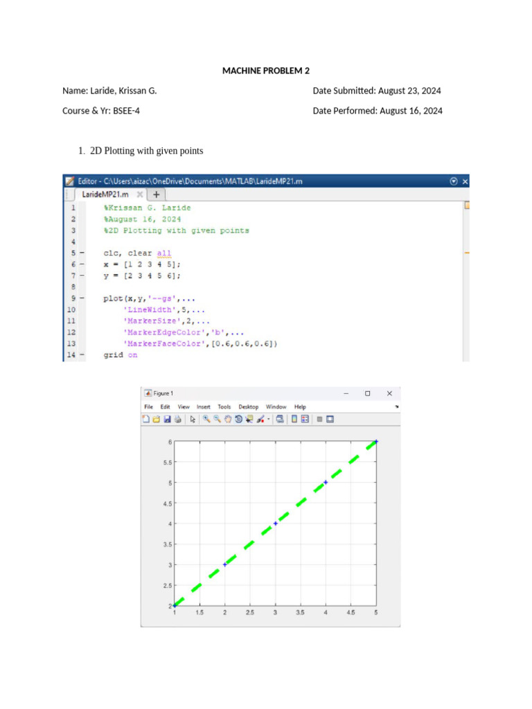 2d Plotting Techniques In Matlab Pdf