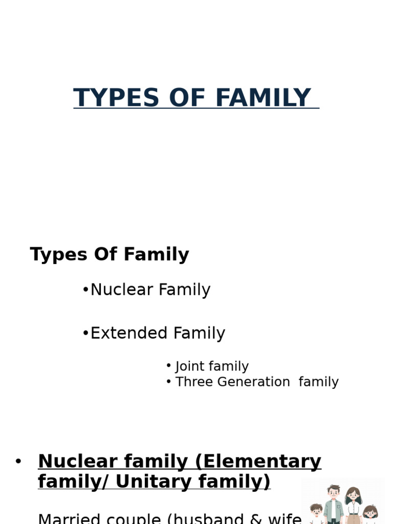 Types of Family Structures Explained | PDF