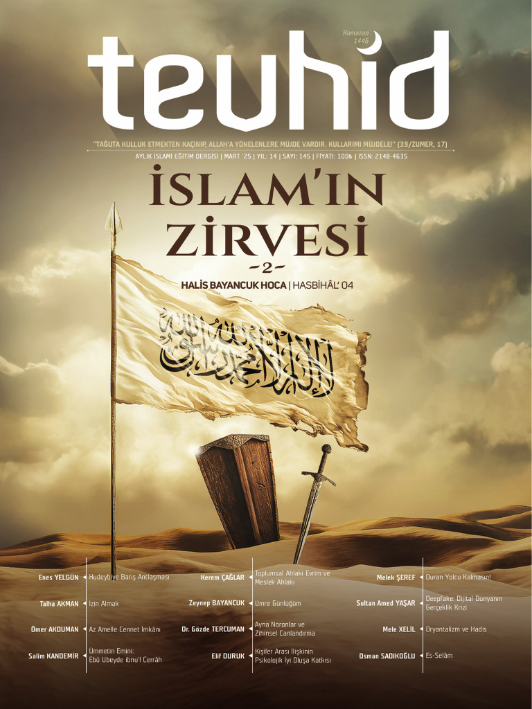 İslam'ın Zirvesi - 2, Tevhid Dergisi, 145. Sayı | PDF