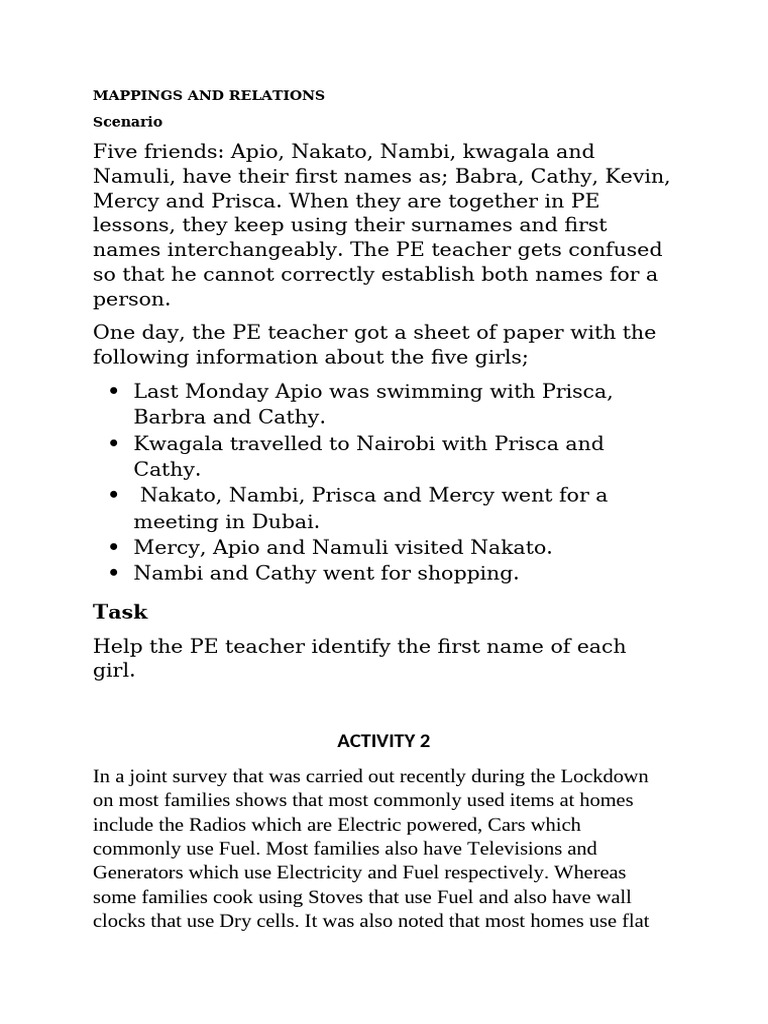 Mapping | PDF