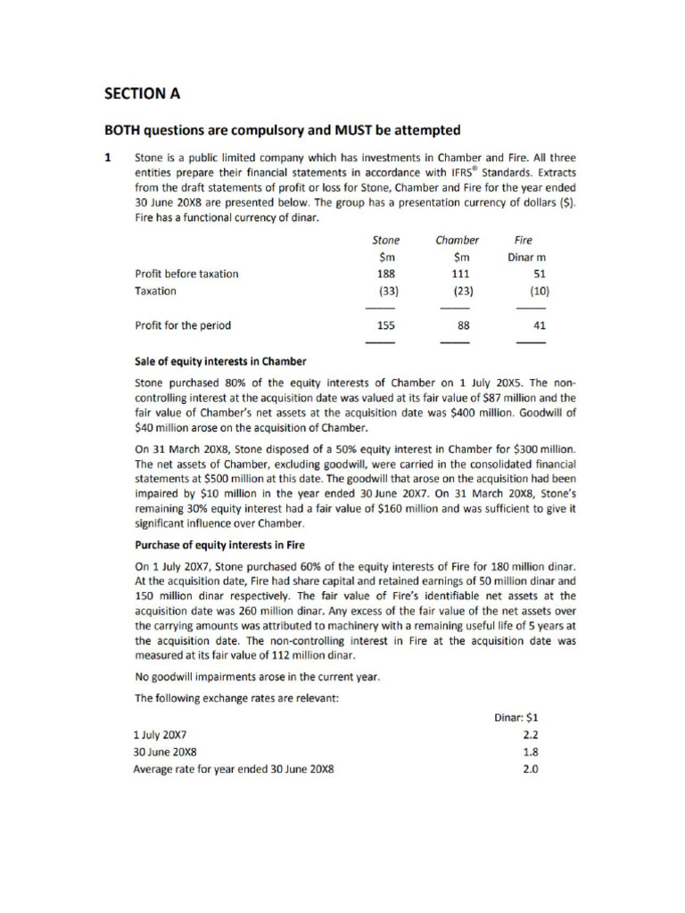 Consolidation Assignment | PDF