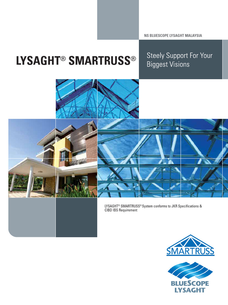 LYSAGHT® SMARTRUSS® Steel Truss System | PDF | Truss | Strength Of ...