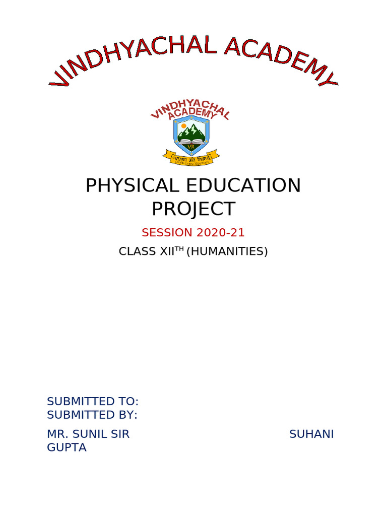 Physical Education Project | PDF