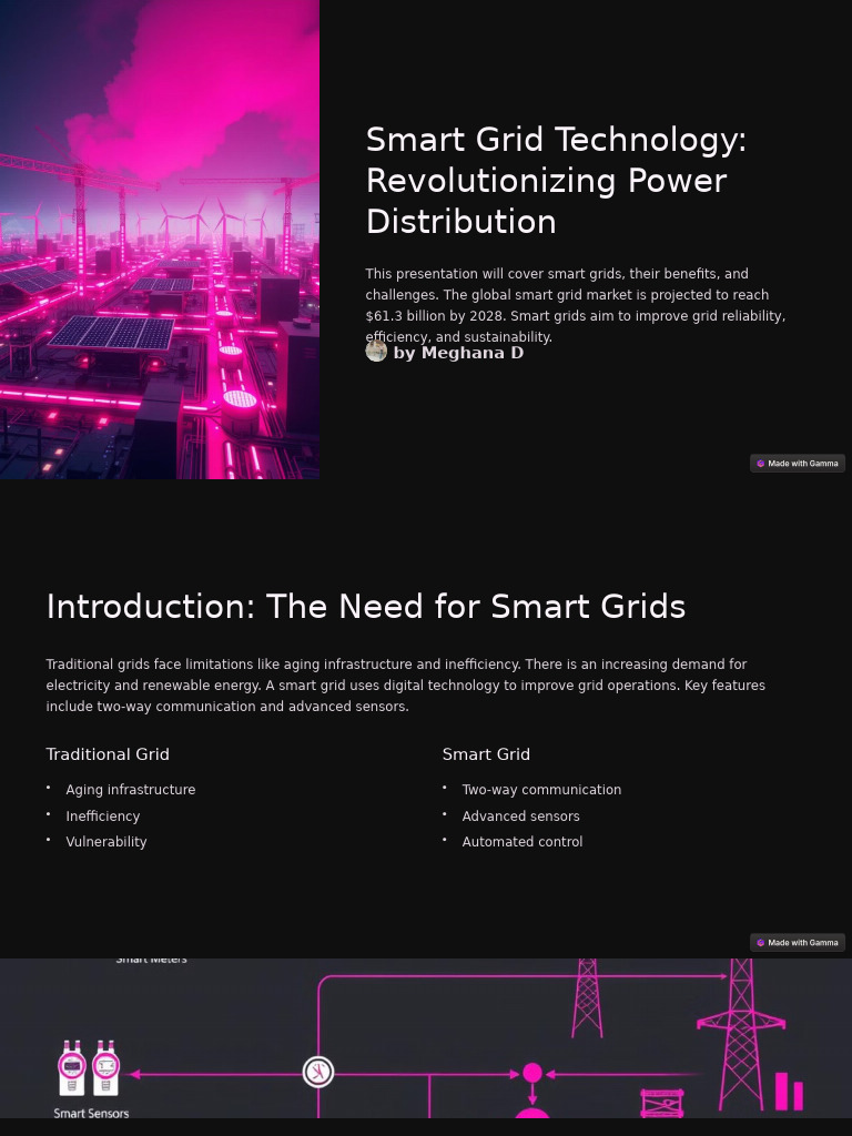 Smart Grid Technology Revolutionizing Power Distribution | PDF | Smart Grid | Electrical Grid