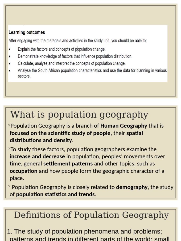 unit 2.1 | PDF | Total Fertility Rate | Geography