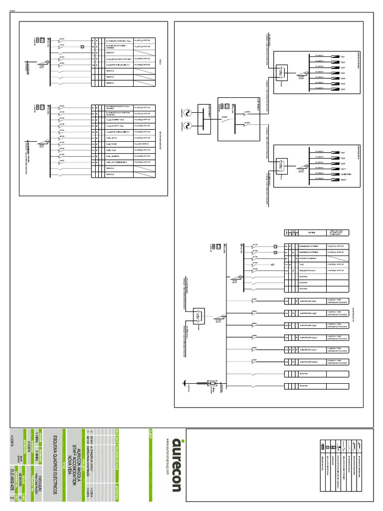 ELEC-AN2-405 - Rev 2 - Esquema de Quadros Electricos | PDF